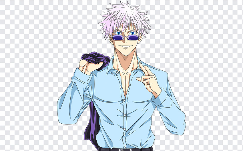 Gojo Satoru, Anime, Boy, Cartoon PNG Transparent Clipart, 45% OFF